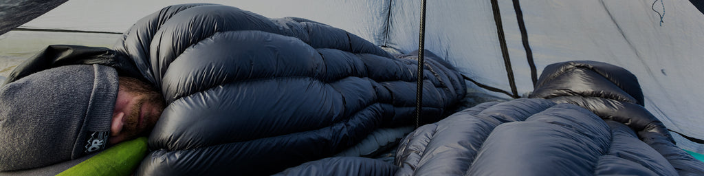 Hyperlite Backcountry Quilts with 1000-fill power down
